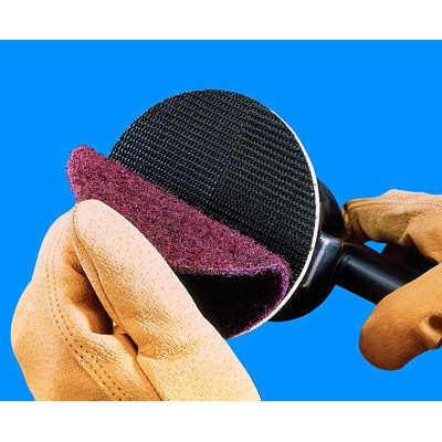 3M Scotch-Brite Blue Aluminum Oxide Hook And Loop Surface Conditioning ...