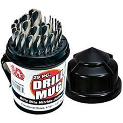 29 Pc Drill Mug 1/16" - 1/2" By BB74190DM ALFBB74190DM - Gas and Supply