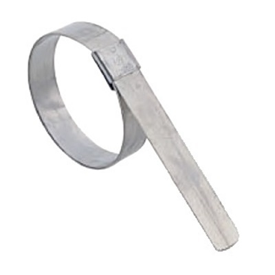 Band-It Jr. Js3049 Galvanized Carbon Steel Smooth Id Preformed Clamp, 1 ...