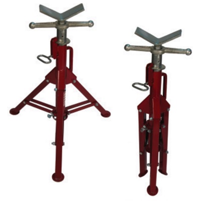 B&B Steel Pipe Folding Leg V-Head Pipe Jack, Standard Size 0116 BBS3900 ...