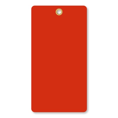 Red Tags 3" X 5" W/Eyelet, Vinyl BVRRED BVRRED - Gas and Supply