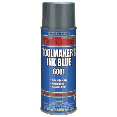 Crown 6001 Aerosol Can Blue Toolmakers Ink, 92%, -2 Deg C, 12 Oz 6001 ...