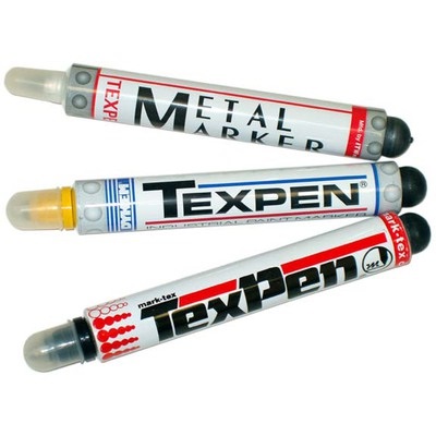 Dykem Texpen Valve Action 16083U White Paint Marker, 3/32 Inch Medium ...