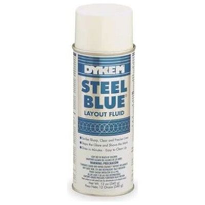 Dykem Steel Blue 80000 Aerosol Can Blue Layout Fluid, 93 - 96%, 53 Deg ...