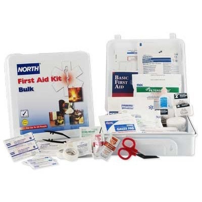 North By Honeywell 50 Person First Aid Kit Metal Box FAK50STL-CLSA ...