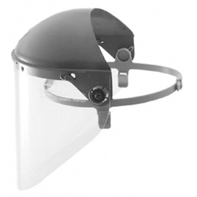 Fiber Metal High Performance F5500 Faceshield With Headgear, 17 Inch H ...