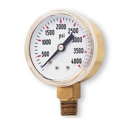 2Inch 4000 Psi Gauge (G7) GAUGE40002 GAUGE40002 - Gas and Supply