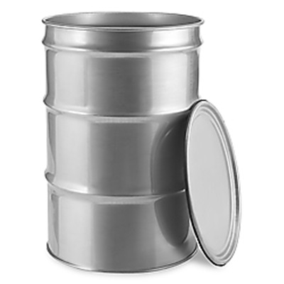 Gns 55Gal. Steel Drum W/ Lid GNSPAIL55DRUMS GNSPAIL55DRUMS - Gas and Supply
