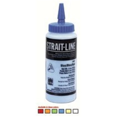 Irwin Strait-Line 64902 8 Oz Bottle Permanent Marking Chalk Refill, Red ...