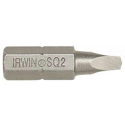 Irwin 92205 #2 X 1" Long Square Insert Bit 1/4" Hex Shk (25/Pk) 92205 ...