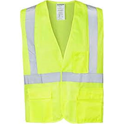 Ironwear Fr Class 2 Lime Vest Zipper & Pockets & 2" Ref Tape IWR1284FR ...