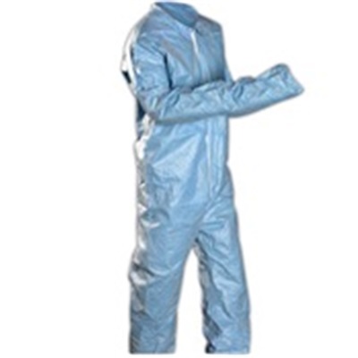 Lakeland Fr Blue Pyrolon Coverall (25/Cs) LAK7412B-4X - Gas and Supply
