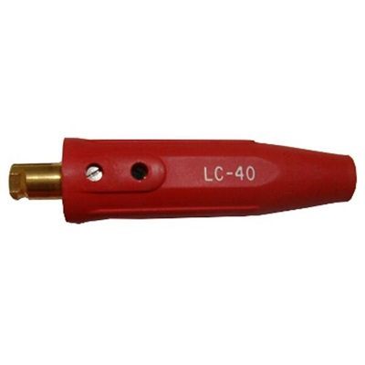 Lenco Lc-40 Male Cable Connector, Red 05054 LEN05054 - Gas and Supply