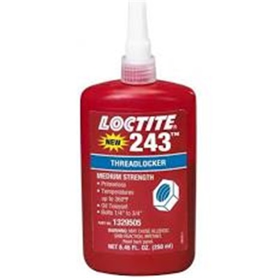Loctite 243 Threadlocker 10Ml Medium Strenght Primerless, Blue ...