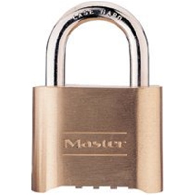 Master Lock 175 Solid Brass Combination Resettable Padlock, 2 Inch W ...