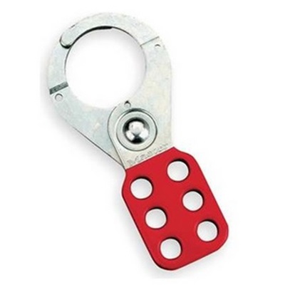Master Lock 420 Red Steel Snap-On Lockout Hasp, 1-3/4 Inch Width X 4-1/ ...