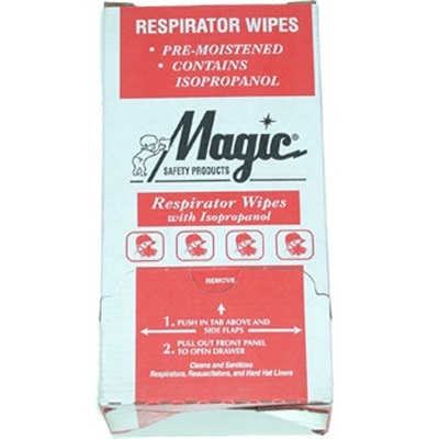 Magic Mspst100dna Respirator Wipe With Alcohol MSPST100DNA - Gas and Supply
