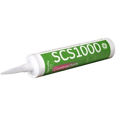 Ge Scs1000 Series White Contractors Silicone Sealant, 10.1 Fl Oz ...