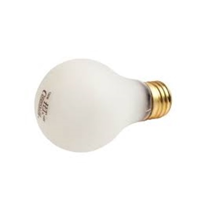 100 Watt Rough Surface Light Bulb W/ Safety Sheild (120/Cs) (120/Cs ...