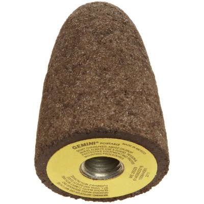 Norton Gemini 61463622218 24-Grit Alo2 Round Tip Type 16 Grinding Cone ...