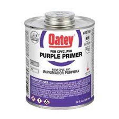 Oatey 32 Oz Purple Pvc Primer & Cleaner OAT30806 OAT30806 - Gas and Supply