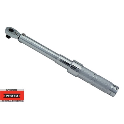 Proto 1" Drive Ratcheting Head Micrometer Torque Wrench 140-700 Ft-Lbs ...