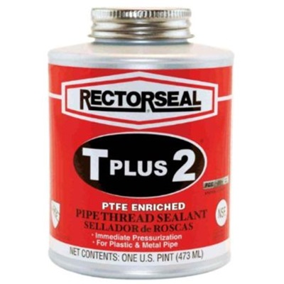 Rectorseal T Plus 2 Pipe Thread Sealant 1 Pt Brush Top Can REC23431 ...