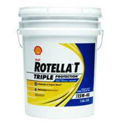 Shell Rotella 15W40 Oil 5 Gallon SHEROT15W405GL SHEROT15W405GL - Gas ...