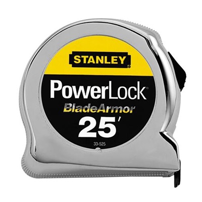 Stanley Tape Measure 25' Ft Powerlock 33-525 STY33-525 - Gas and Supply