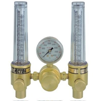 Victor Professional Dual Flow Meter Dfm 150, Light Duty, 50/50 Scfh, Ar ...