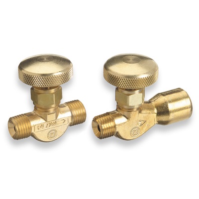 Western 206 Brass Acetylene/Fuel Flow Valve, 1-Outlet, 1/4 Inch Male ...