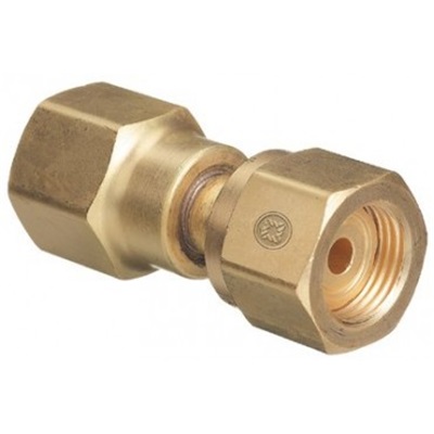 Western 806 Brass Adapter, Cga-320 Cylinder (Carbon Dioxide) X Cga-580 ...