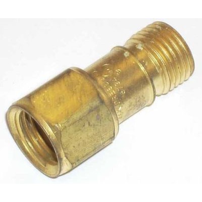 Western Cv-7R Brass Oxygen Check Valve, 1-Outlet, 9/16-18 Rh Male X 9/ ...