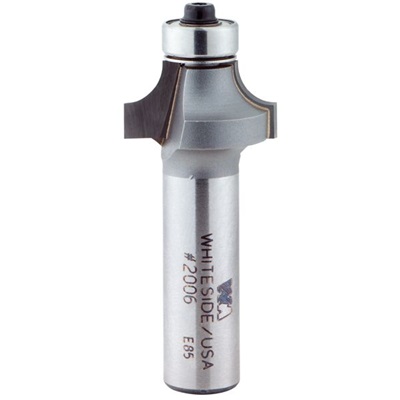 Whiteside 2006 1/4" Rd Roundover Bit (Amt# 49506) WHT2006 WHT2006 - Gas ...