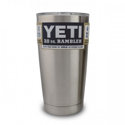 Yeti 20 Oz. Stainless Steel Rambler Tumbler. * Limit 4 Per Order ...
